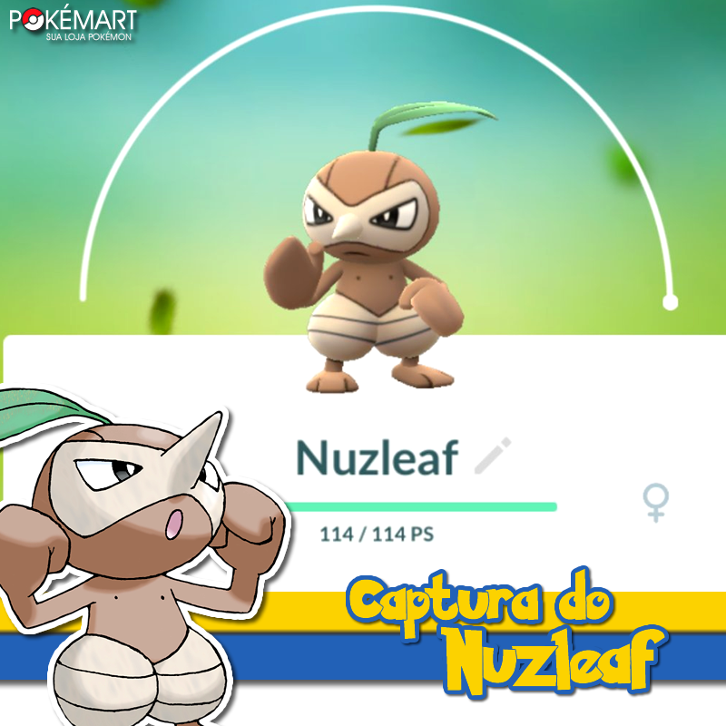 Nuzleaf - Pokémon GO - PokéMart